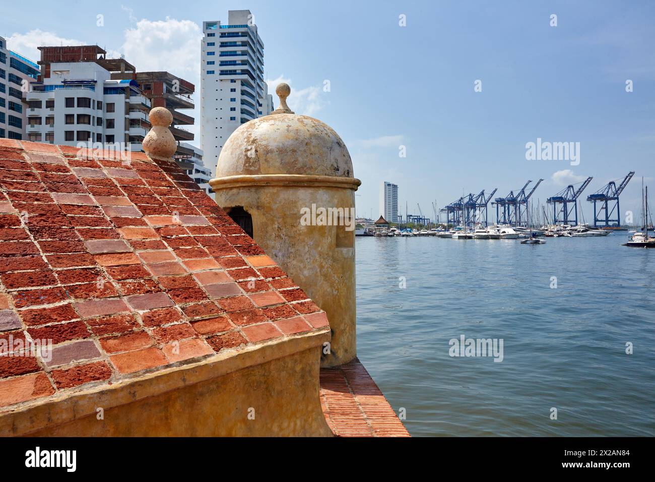 Fuerte San Sebastian del Pastelillo, Bahia de las Animas, Cartagena de ...