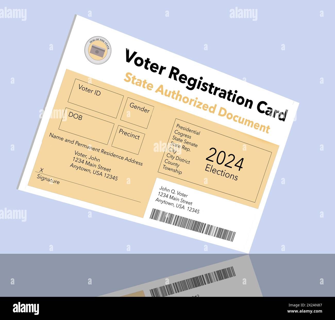Voter id card hi-res stock photography and images - Alamy