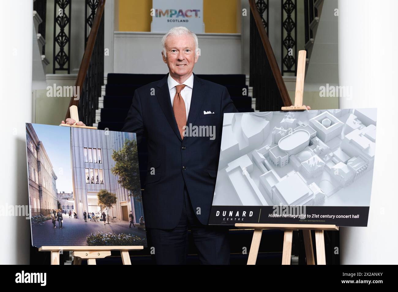 Dunard Centre Ronnie Bowie IMPACT Scotland Stock Photo - Alamy