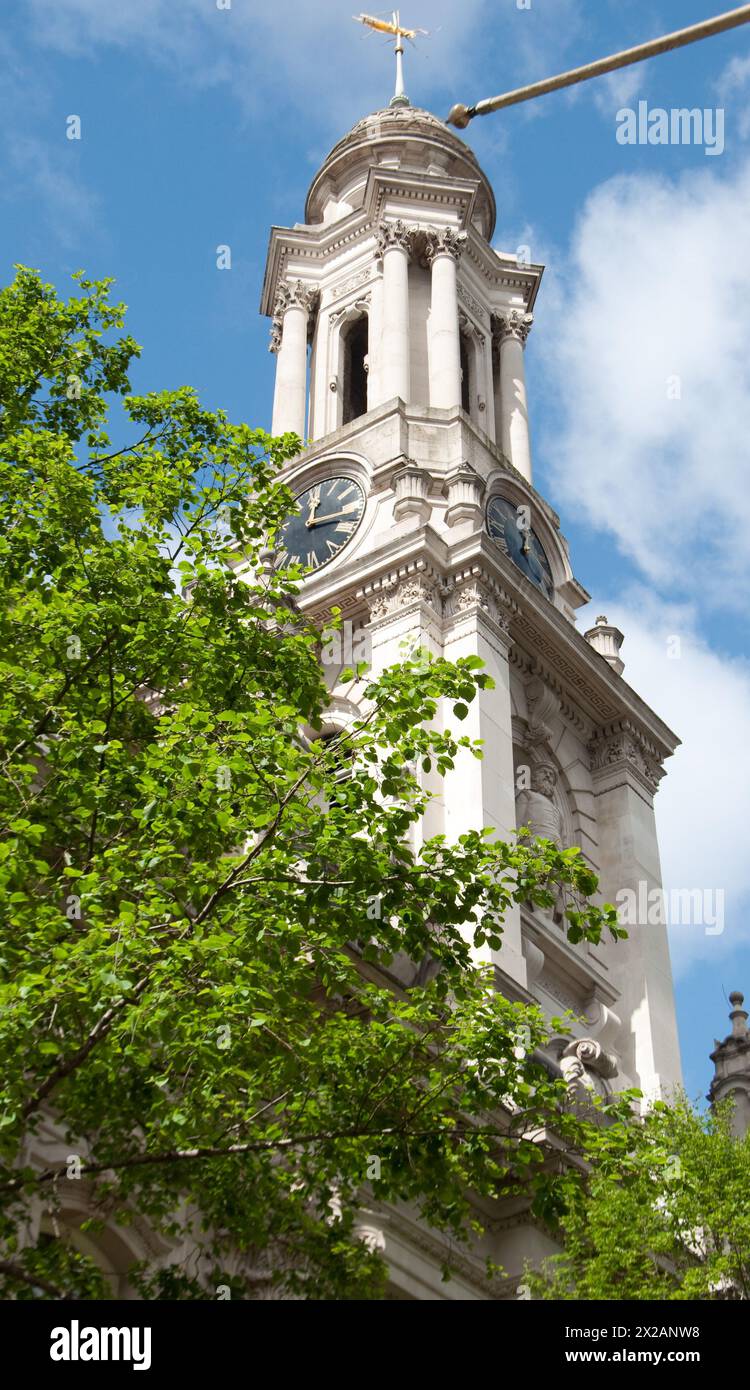 Clock Tower of the Royal Exchange, City of London, London, UK - ornate ...