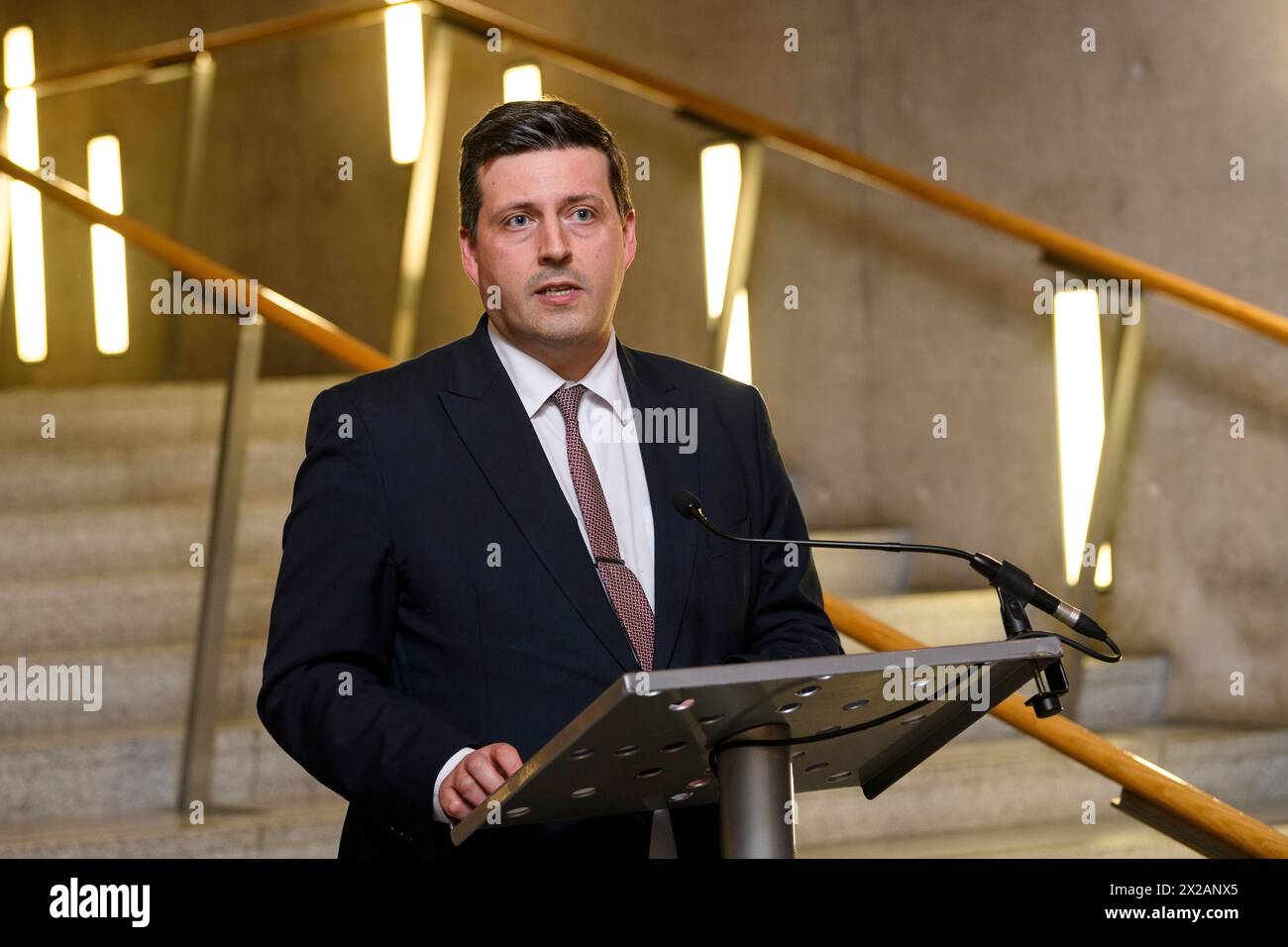 Scottish Parliament MSP Jamie Hepburn SNP Stock Photo - Alamy