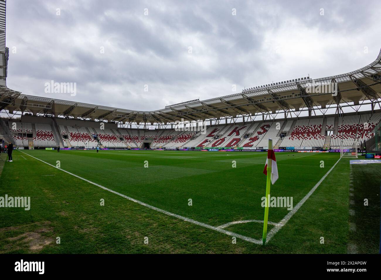 Lodz, Poland. 21st Apr, 2024. A view of the Wladyslaw Krol Municipal ...