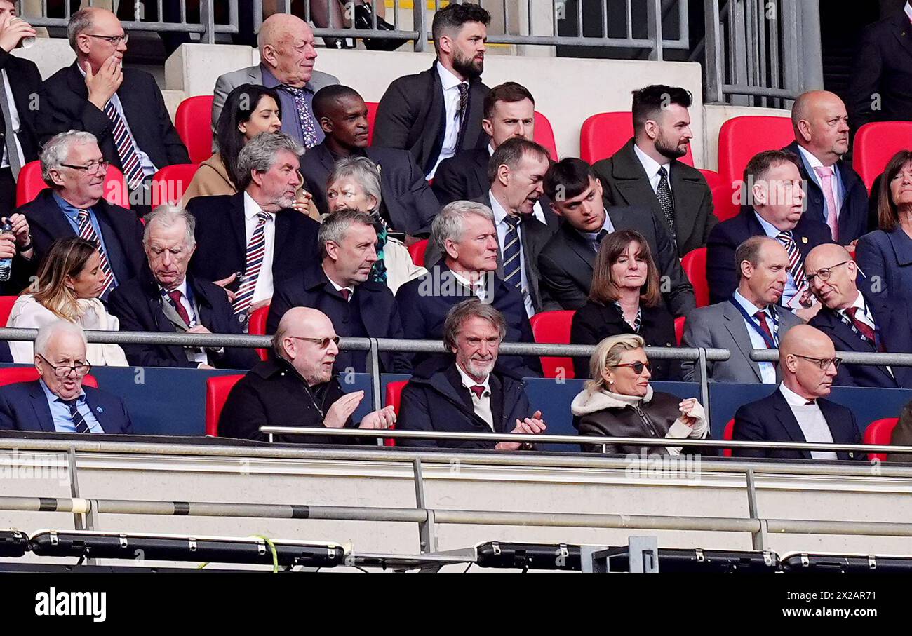 Manchester United's Avram Glazer, Jim Ratcliffe and Dave Brailsford ...