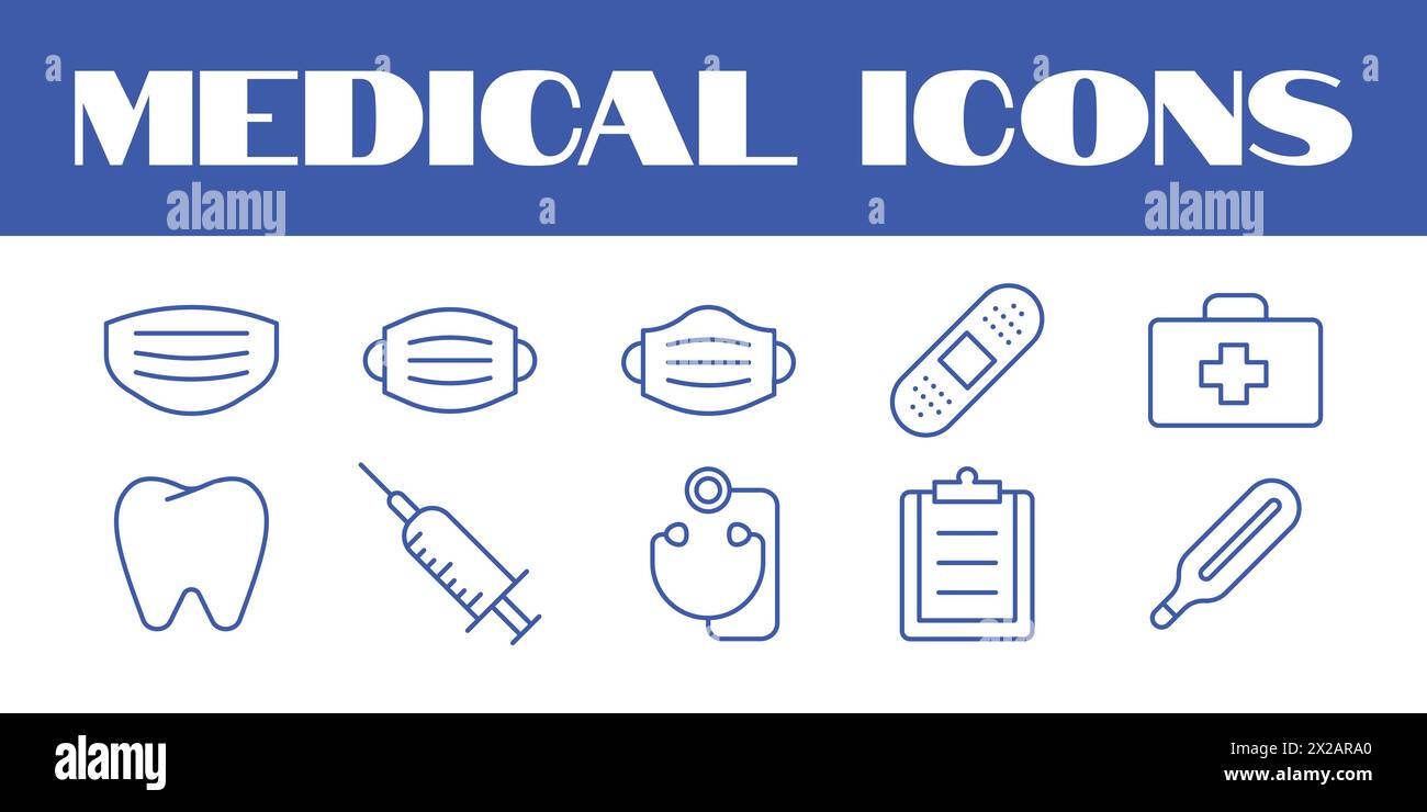 Healthcare Icons Vector Medical Illustration Vector Icons Doctor icon ...
