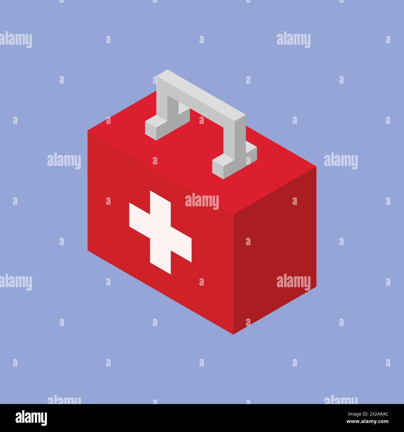 First Aid Kit Icon Isometric Illustration Of First Aid Kit Vector Icon