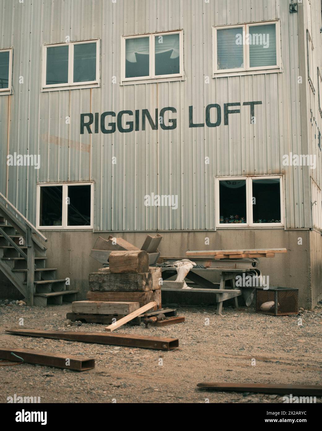 Rigging Loft sign in Stonington, Maine Stock Photo - Alamy