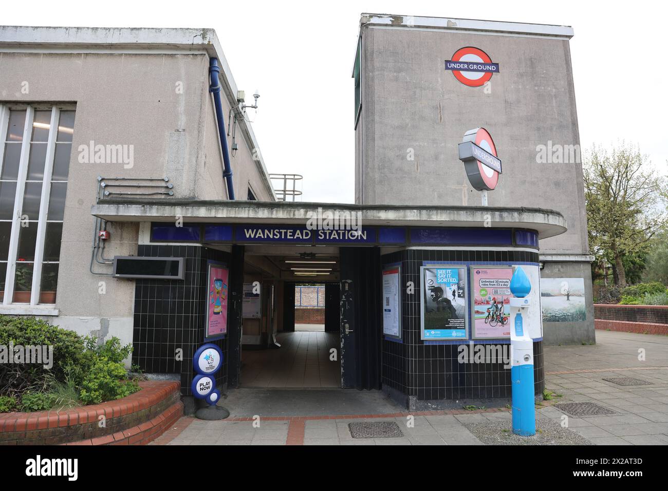 Wanstead Station on the London Underground Stock Photo - Alamy