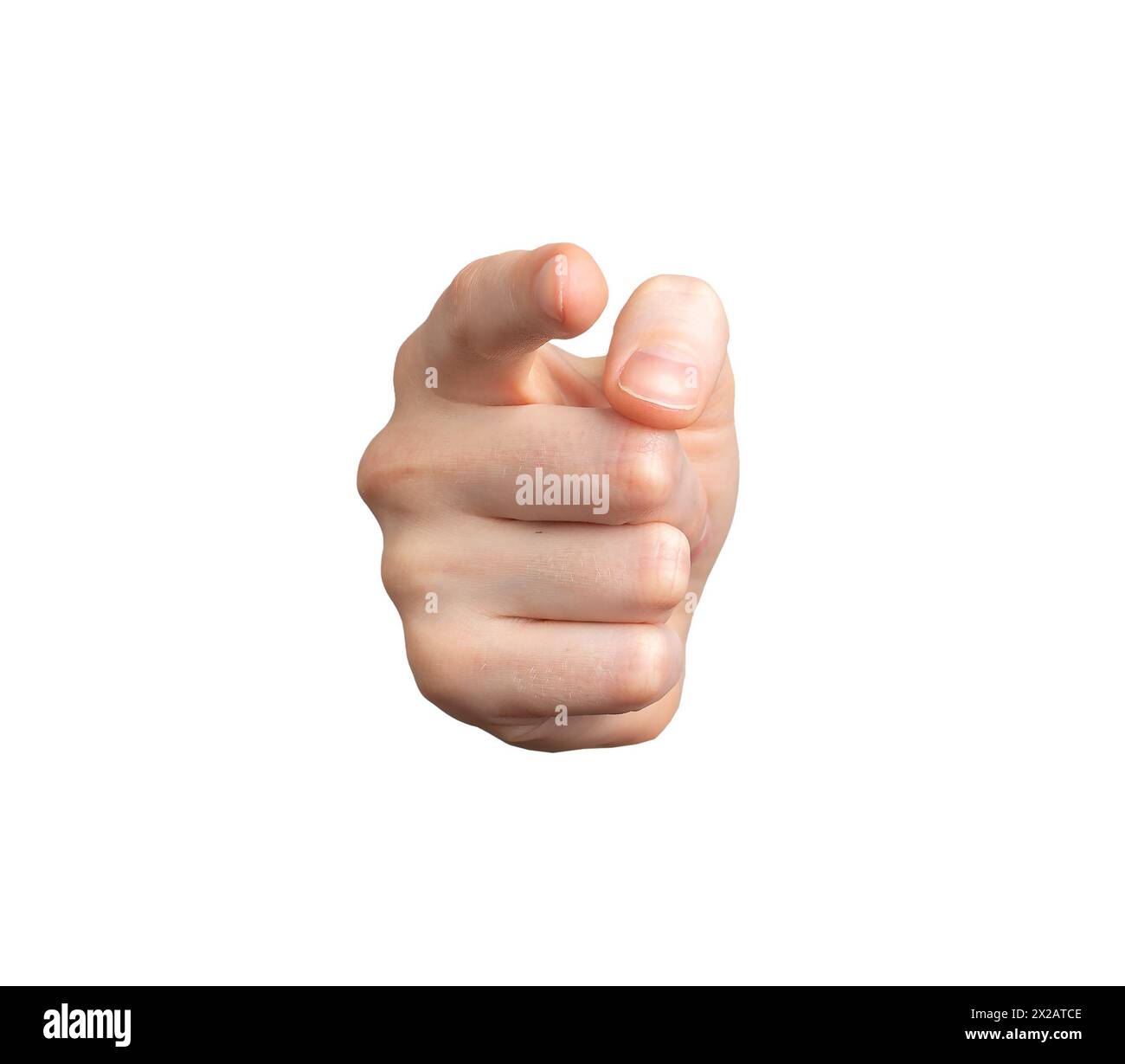 You, choosing, showing with finger, hand gesture isolated on white ...
