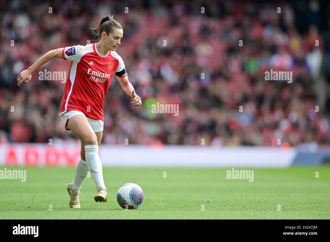 Emirates Stadium, London, England on 21 April 2024. Emily Fox of ...
