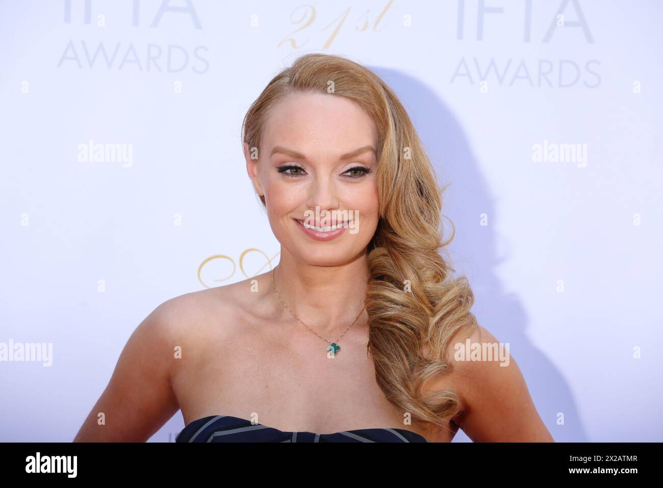 Dublin, Ireland. 20th April 2024. Elva Trill arriving on the red carpet ...