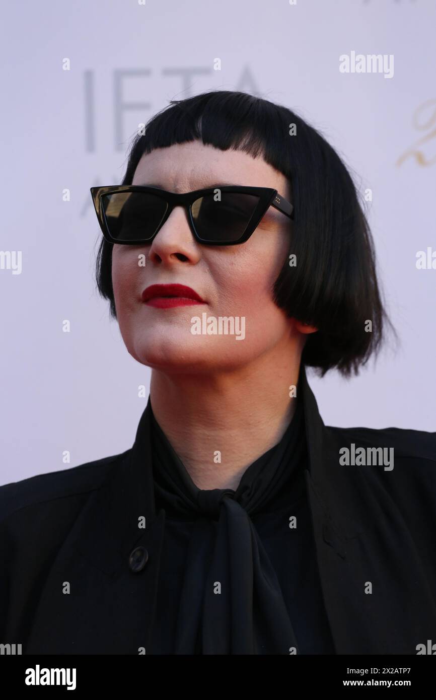 Dublin, Ireland. 20th April 2024. Die Hexen arriving on the red carpet at the Irish Film and ...