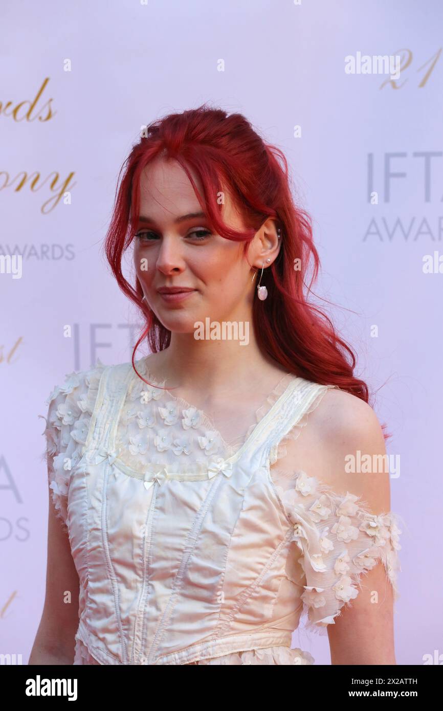 Dublin, Ireland. 20th April 2024. Maya O'Shea arriving on the red ...
