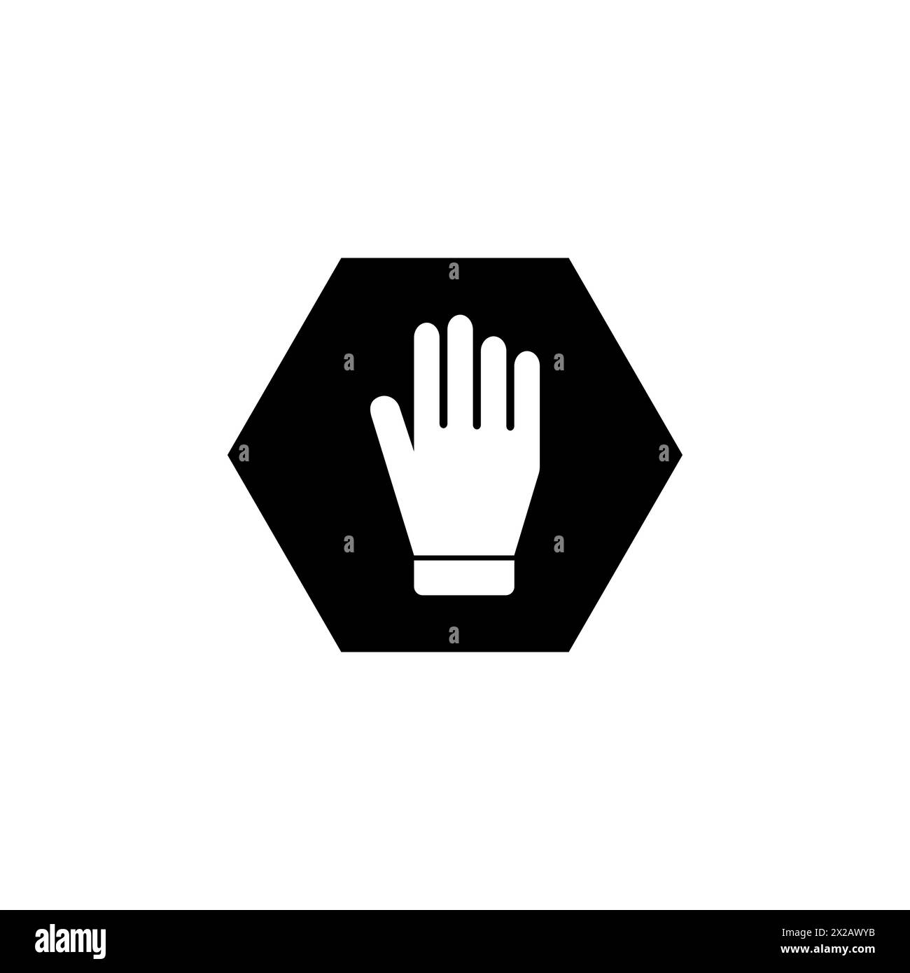 Do Not Enter Stop Hand flat vector icon. Simple solid symbol isolated ... Do Not Enter Stop Hand flat vector icon. Simple solid symbol isolated ...