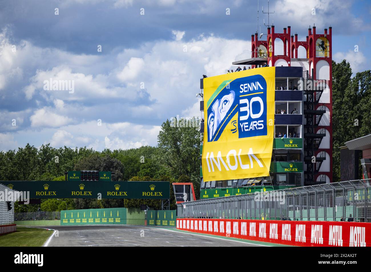 Illustration, Senna Tribute during the 2024 6 Hours of Imola, 2nd round of the 2024 FIA World ...