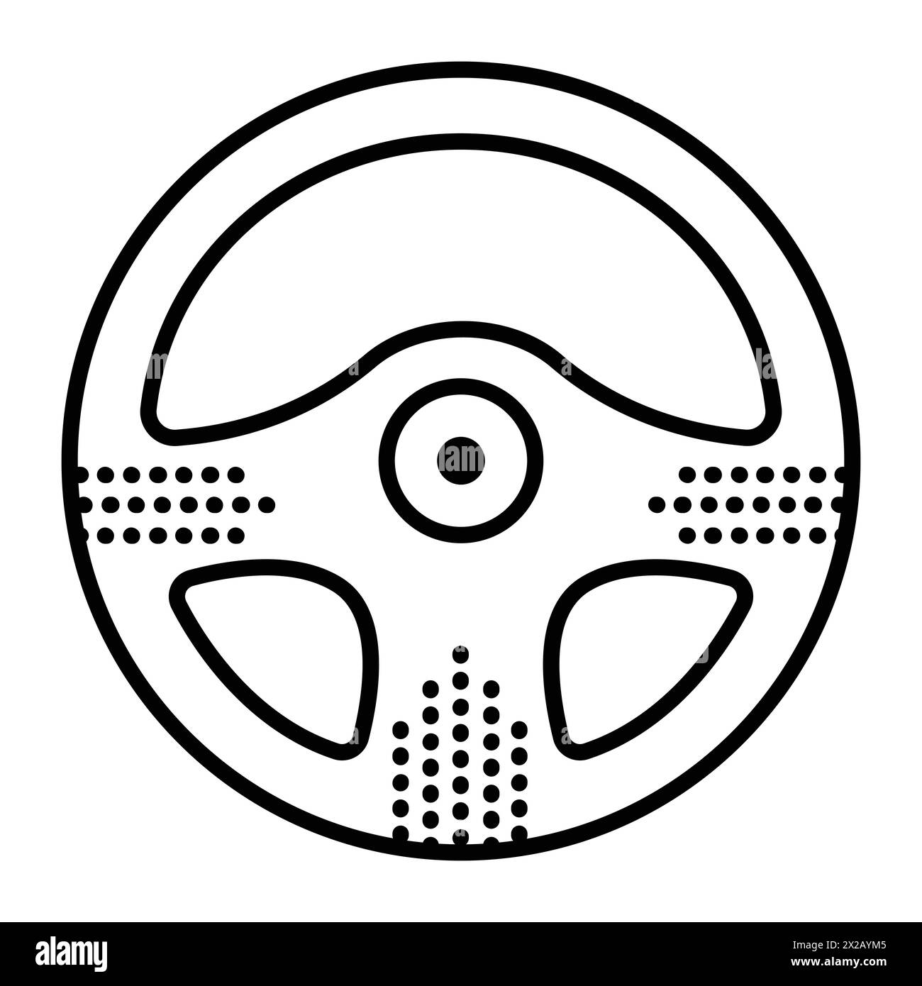 Car steering wheel vector logo hi-res stock photography and images - Alamy