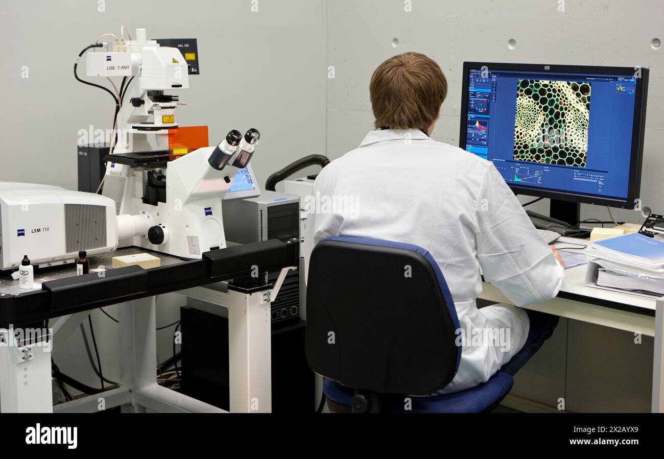 Analying fluorescent labelled samples, Characterization Laboratory ...