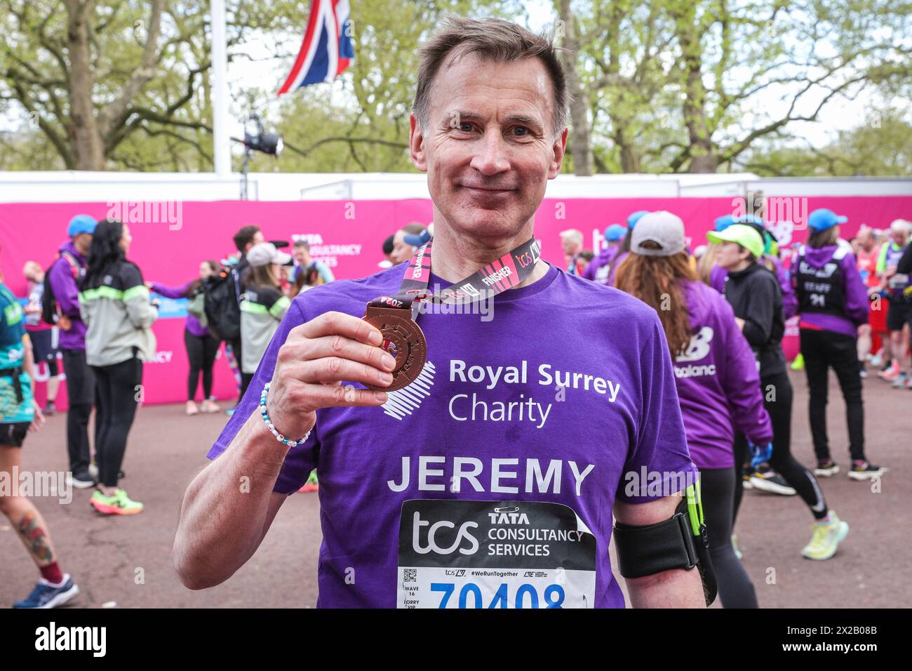 London, UK. 21st Apr, 2024. Jeremy Hunt, Chancellor of the Exchequer of ...