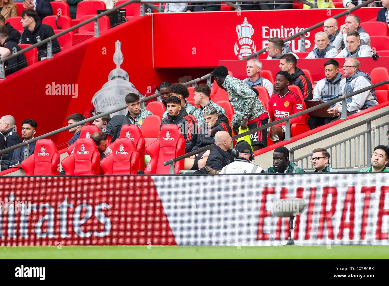 Alejandro garnacho 2023 bench hi-res stock photography and images - Alamy