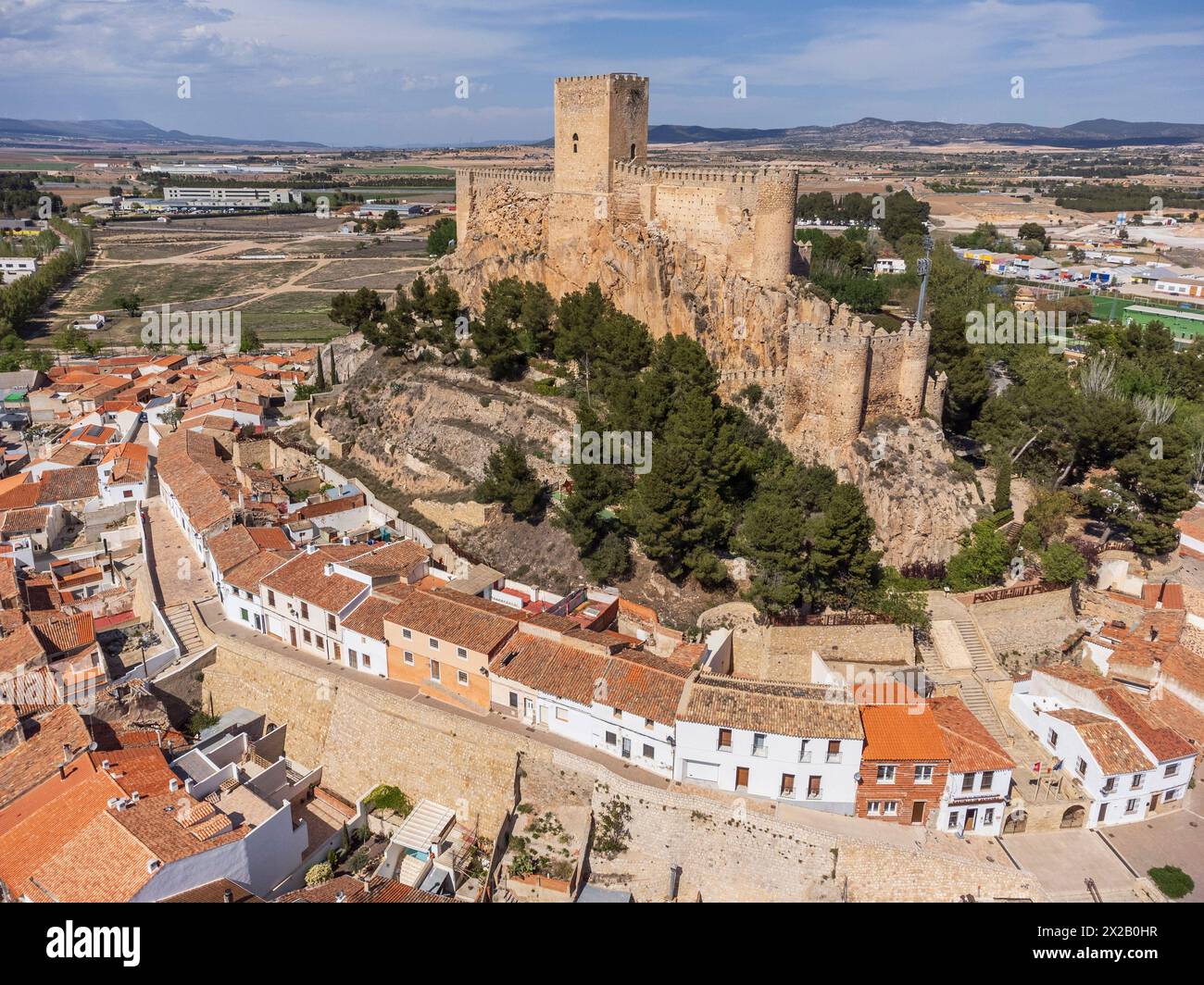 Almansa Castle, National Historical-Artistic Monument, 14th century on ...
