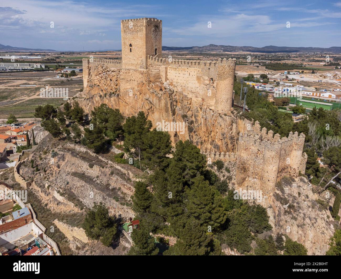 Almansa Castle, National Historical-Artistic Monument, 14th century on ...