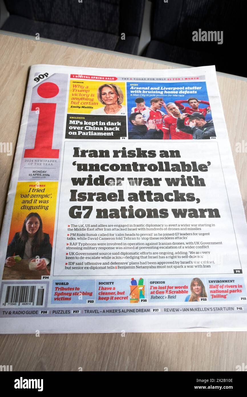 'Iran risks an 'uncontrolable' wider war with Israel attacks, G7 ...