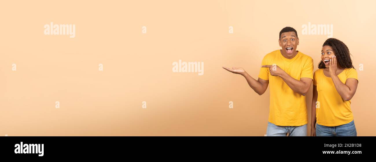 Presenting duo hi-res stock photography and images - Alamy