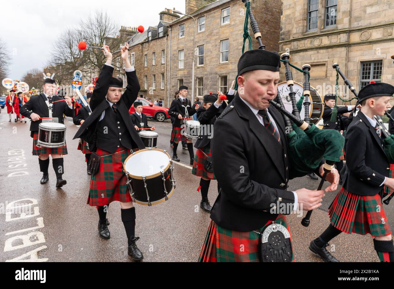 The Kate Kennedy Procession, an annual event in St Andrews, Scotland ...