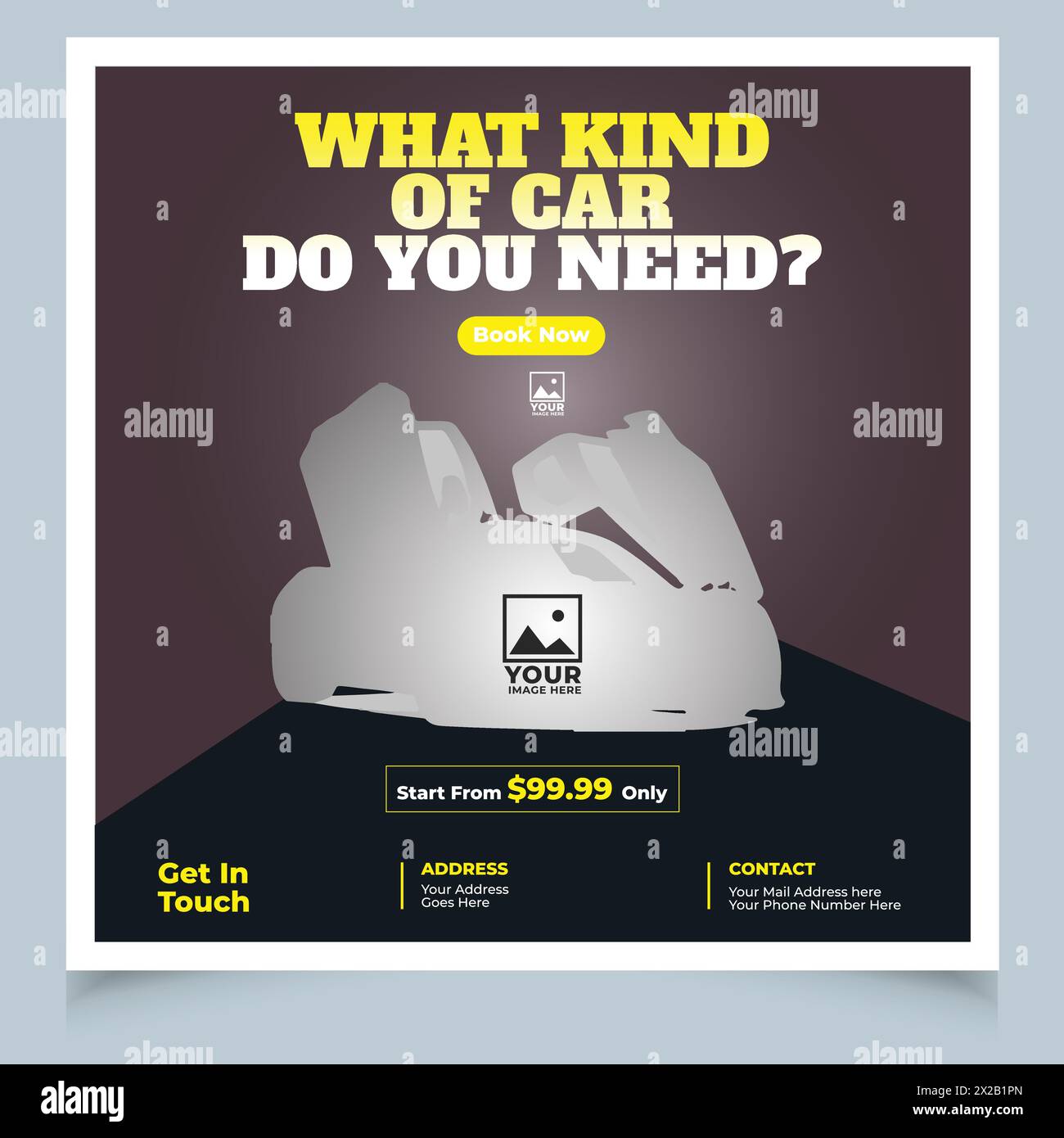 Editable car Driving school Instagram post and social media post banner ...