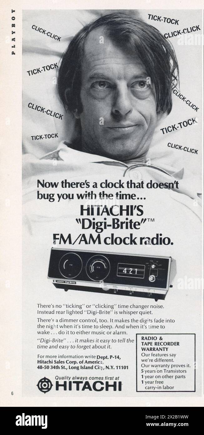 Vintage "Playboy" magazine March 1972 Issue advert, USA Stock Photo - Alamy