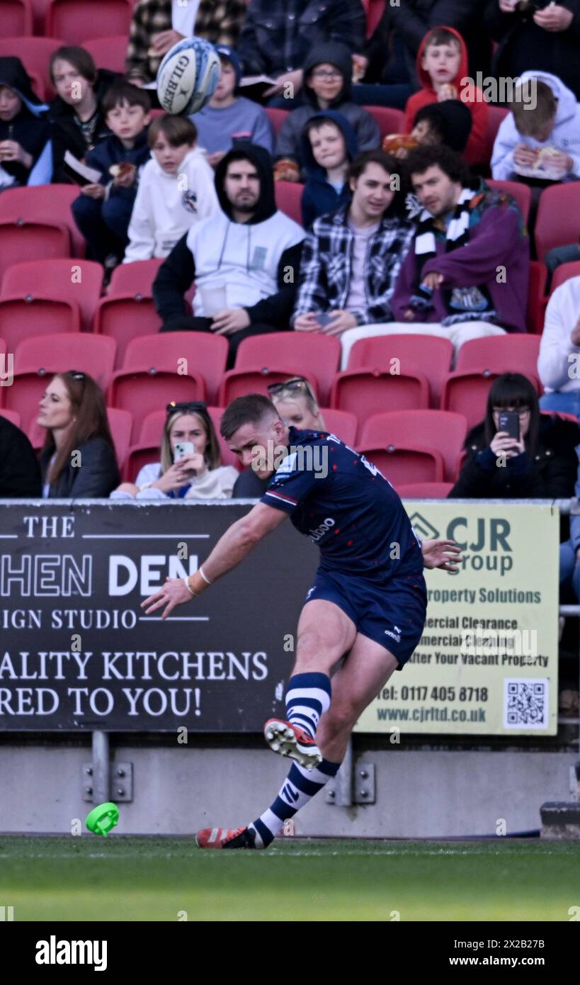 Ashton Gate, Bristol, UK. 21st Apr, 2024. Gallagher Premiership Rugby ...