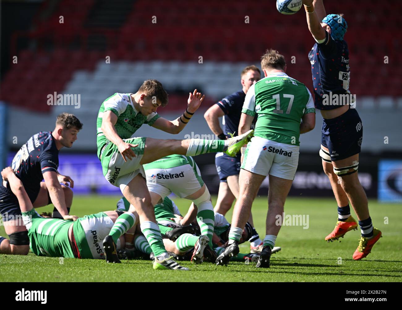 Ashton Gate, Bristol, UK. 21st Apr, 2024. Gallagher Premiership Rugby ...