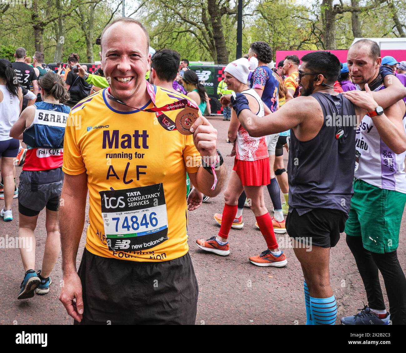 London, UK. 21st Apr, 2024. Matt Hancock, Former Secretary of Health ...
