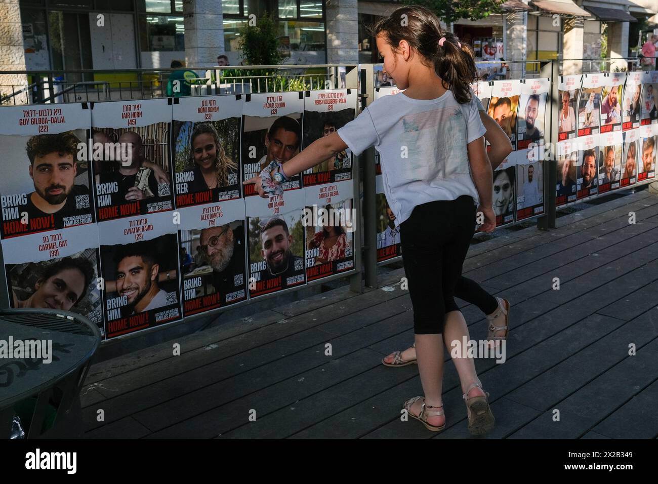 Jerusalem, Israel. 21st Apr, 2024. On the eve of Passover, to be ...