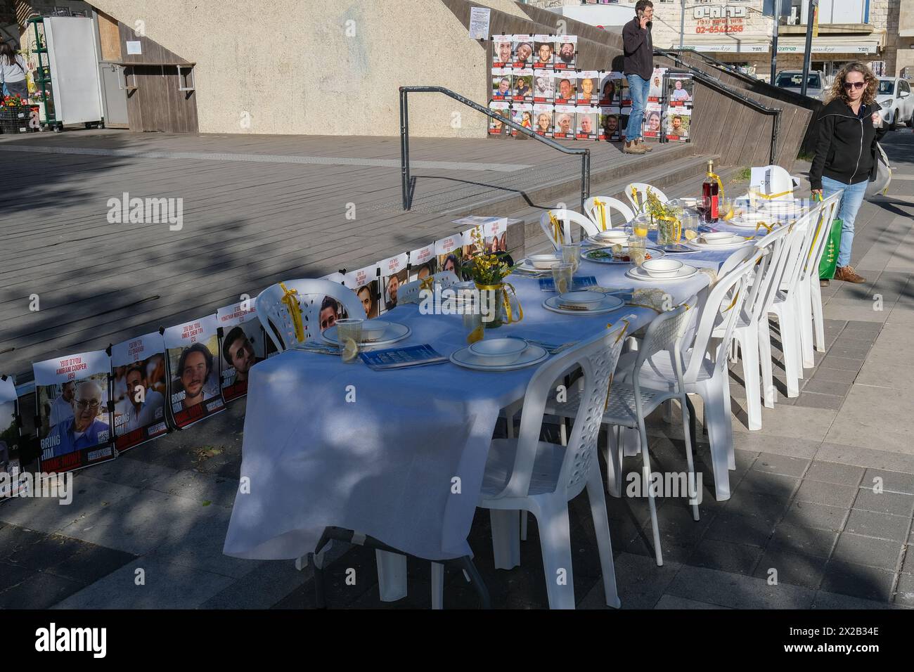 Jerusalem, Israel. 21st Apr, 2024. On the eve of Passover, to be ...
