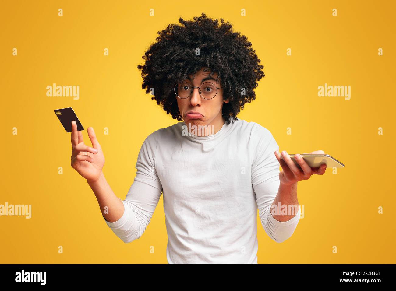 African man upset online banking hi-res stock photography and images ...