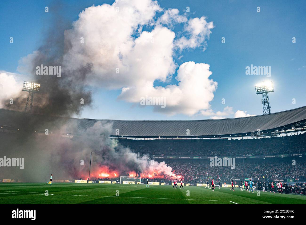 Rotterdam, Netherlands. 21st Apr, 2024. ROTTERDAM, Stadium de Kuip, 21 ...