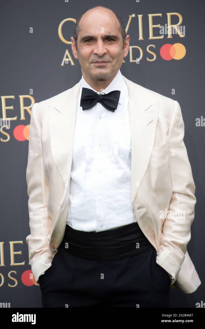 London, UK. 14 Apr, 2024. Pictured: Zubin Varla attends The Olivier ...