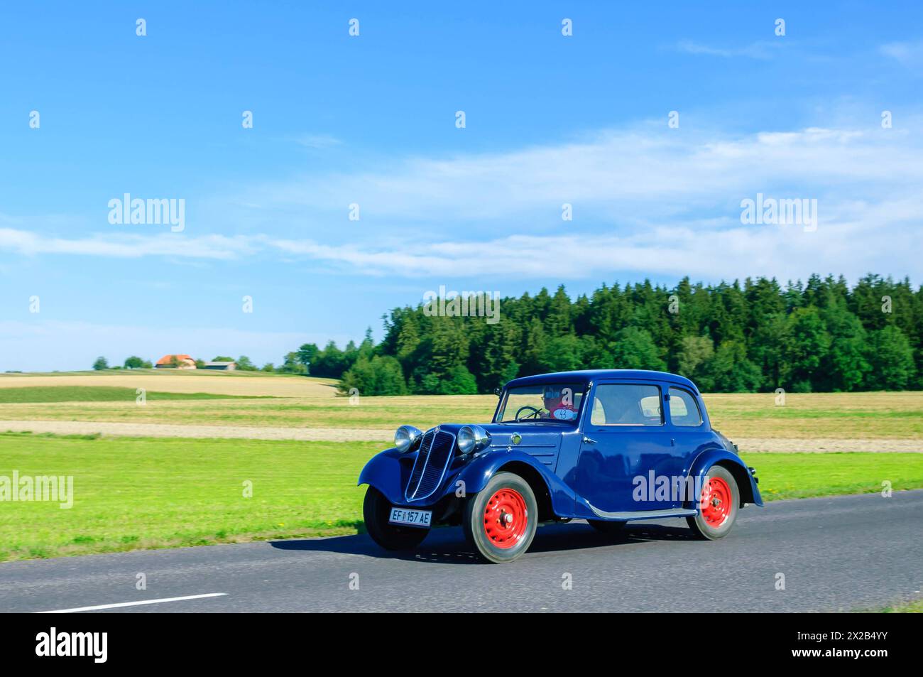 meggenhofen, austria, 20 aug 2006, oldtimer landlralle, competition and ...