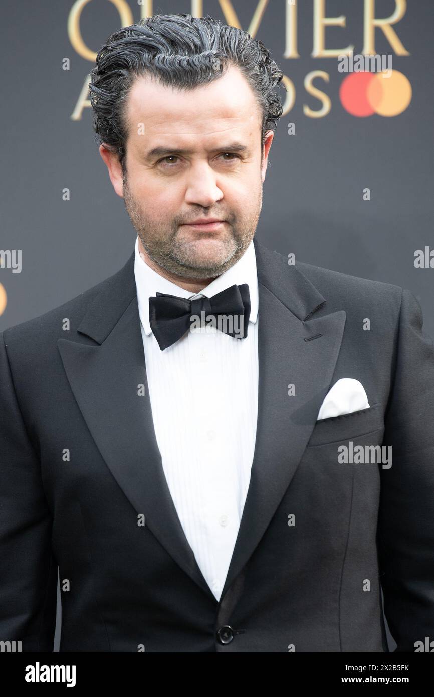 London, UK. 14 Apr, 2024. Pictured: Daniel Mayes attends The Olivier ...