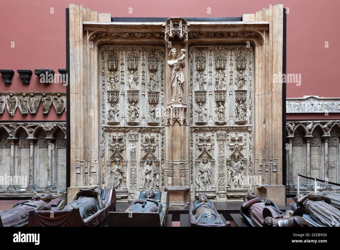 Plaster cast by unknown artist. Portal, 1477-1505. Reproduction of the ...