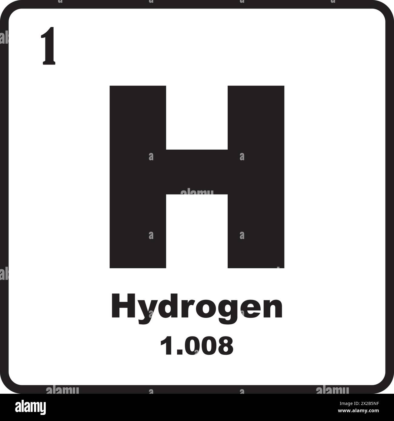 Hydrogen element icon, vector illustration symbol design Stock Vector ...