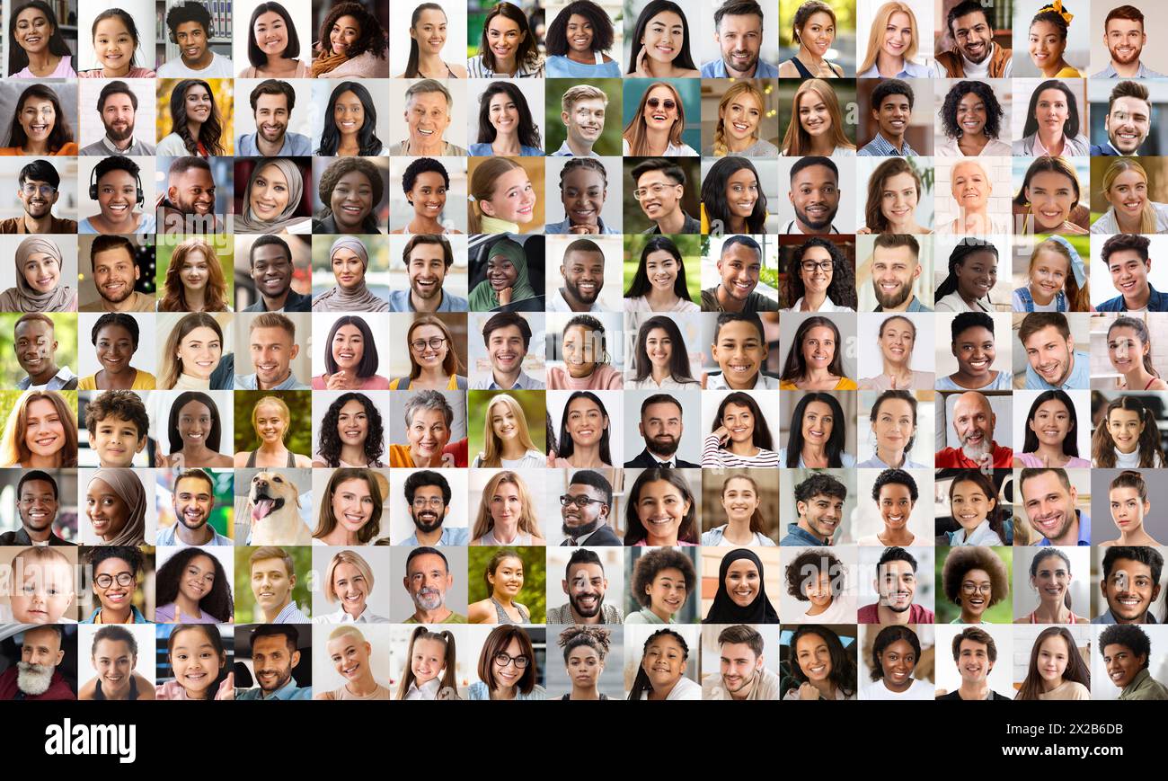 Kids emotions collage hi-res stock photography and images - Alamy