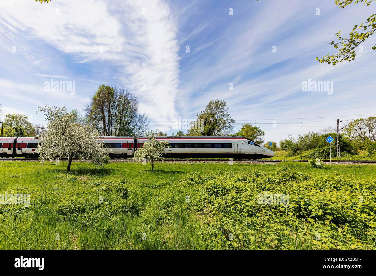 Pendolino ETR 610 Astoro - SBB tilting technology high-speed train ...