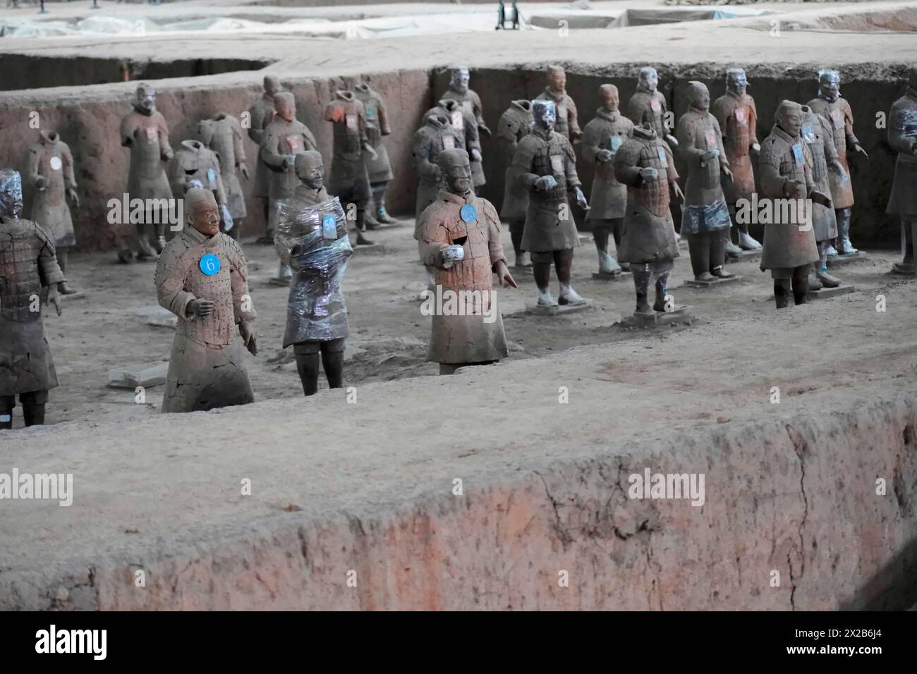 Terracotta army figures, Xian, Shaanxi Province, China, Asia ...