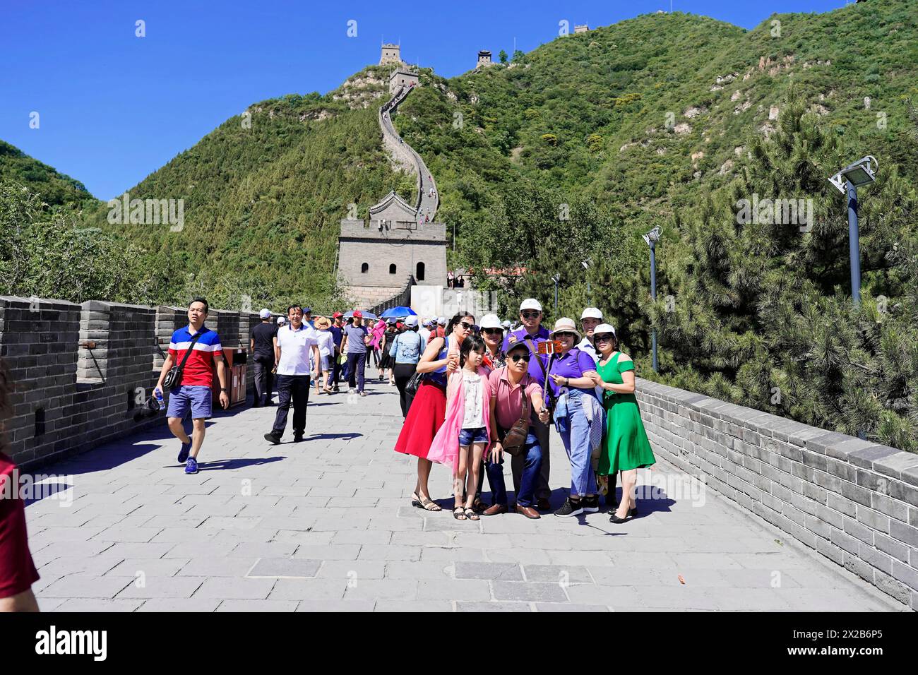 Great Wall of China, UNESCO World Heritage Site, near Mutianyu, Beijing ...