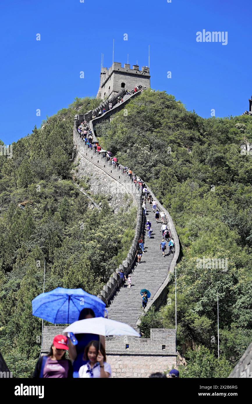Great Wall of China, near Mutianyu, Beijing, China, Asia, Travellers ...