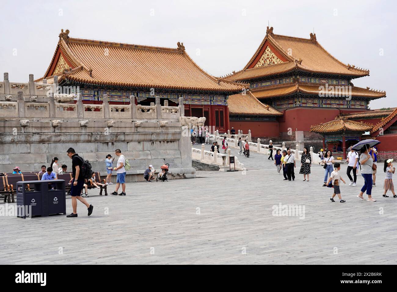 China, Beijing, Forbidden City, UNESCO World Heritage Site, tourists ...