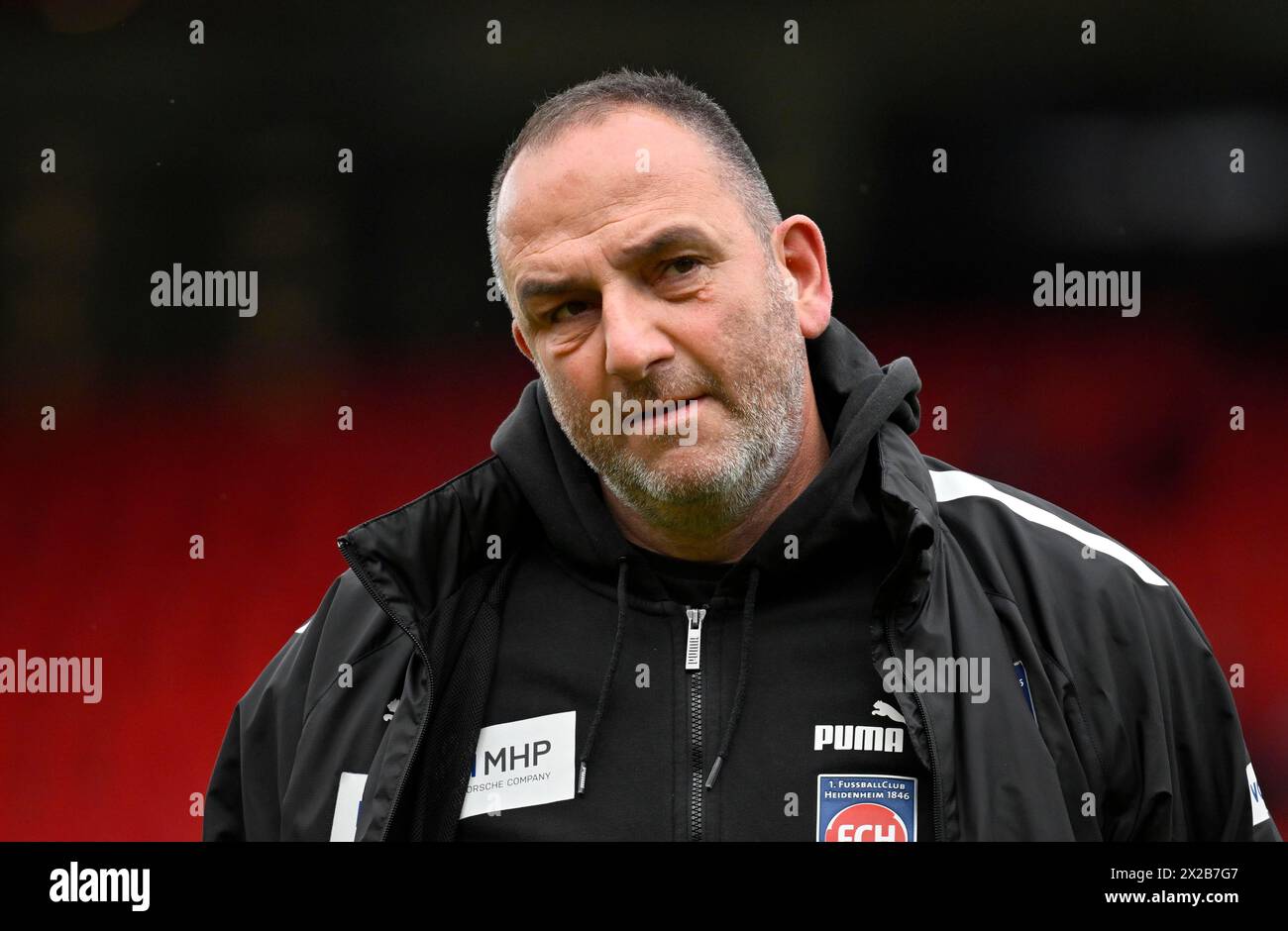 Coach Frank Schmidt 1. FC Heidenheim 1846 FCH Portrait, Voith-Arena ...