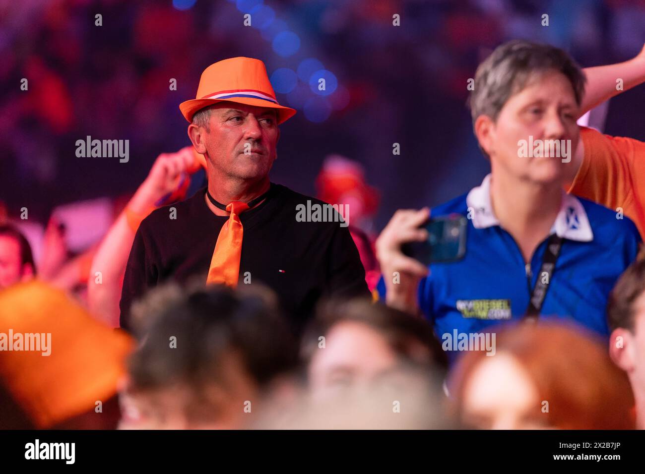 ROTTERDAM, NETHERLANDS - APRIL 18: Fans and supporters during the 2024 ...