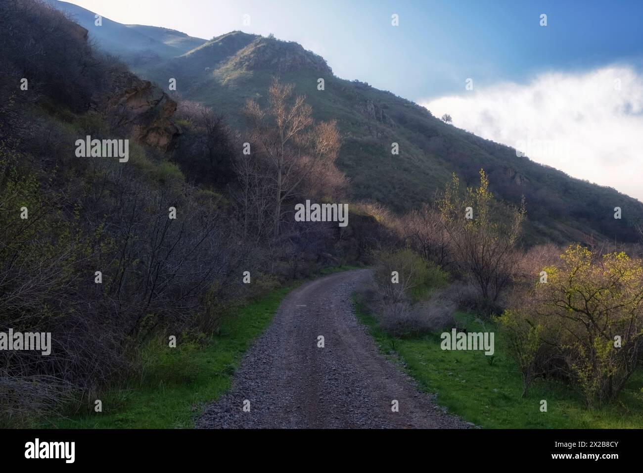 The Uzun-Kargaly Gorge is located near the city of Almaty in Kazakhstan ...
